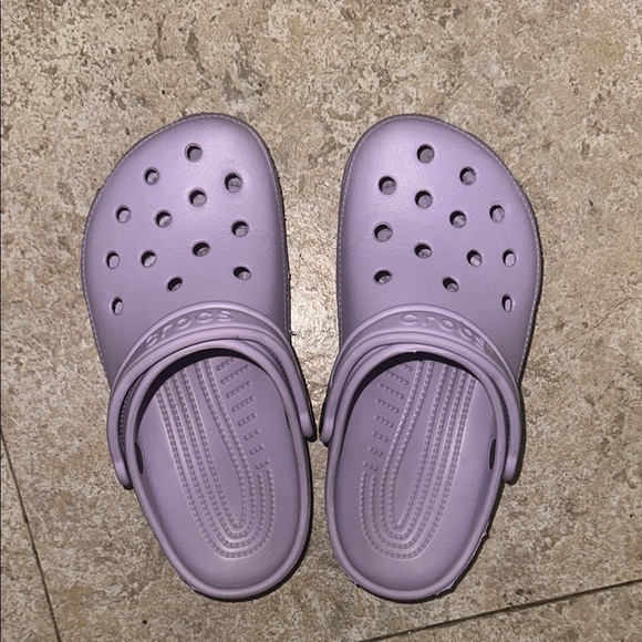 CROCS | Shoes | Crocs Purple Sandals Flip Flops | Poshmark